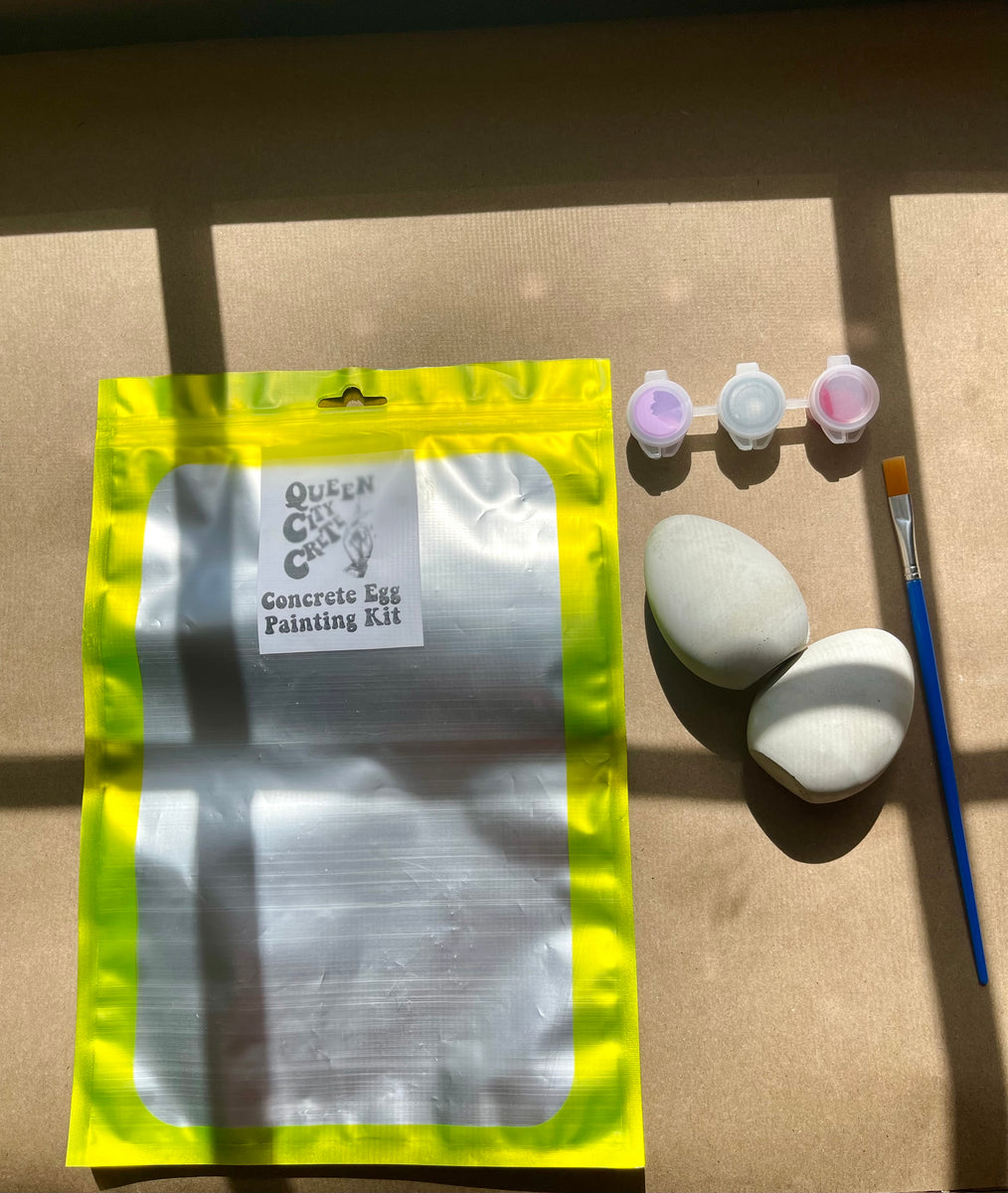 Concrete egg painting kits – Queen City 'Crete